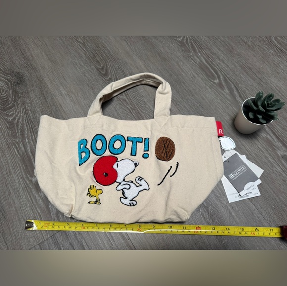 Peanuts | Bags | Snoopy Peanuts Woodstock Canvas Tote Shoulder Hand Bag ...